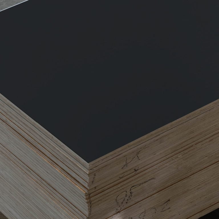 16mm Plywood sheet - Black Pitted Melamine Carcass Material - Ultimate ...